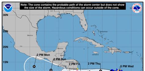 Emiten vigilancia de huracán y tormenta tropical para Nicaragua y Costa