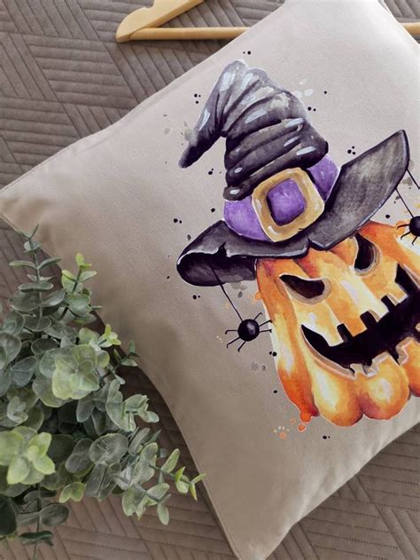 Dekokissen für Halloween Wohnkultur mit Kürbislaterne Dekoration für