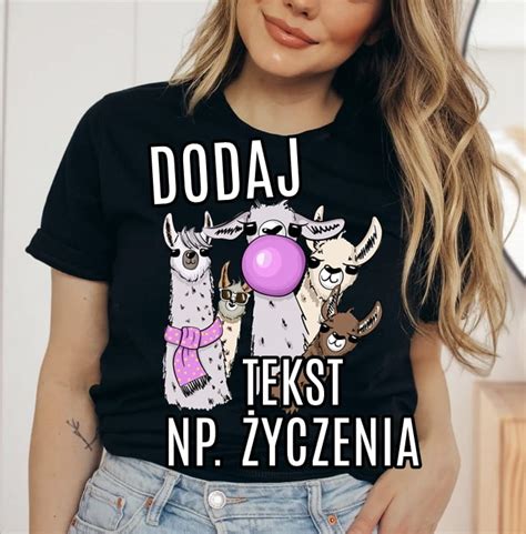 Damska Koszulka Z Yczeniami Na Urodziny Id Timeforf