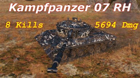 Kampfpanzer Rh In World Of Tanks Gameplay Youtube