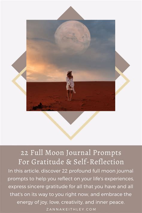Full Moon Journal Prompts For Self Reflection