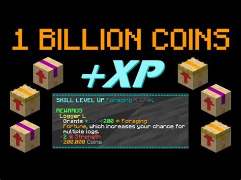 Spending Billion Coins To Upgrade Skills Hypixel Skyblock Youtube
