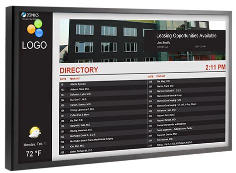 Digital Directories Digital Signage Touchscreen Applications And