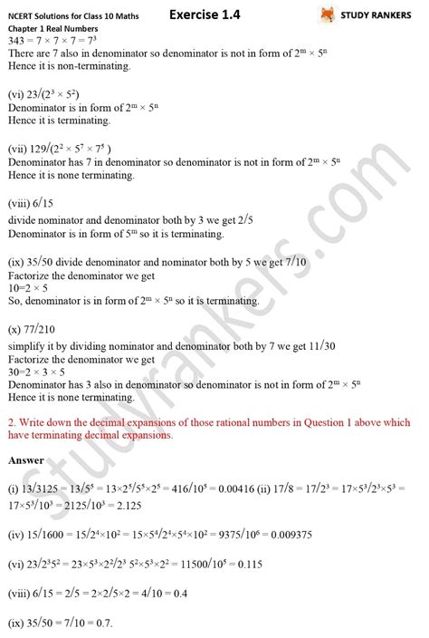 ncert solutions for class 10 maths chapter 1 real numbers exercise 1 4