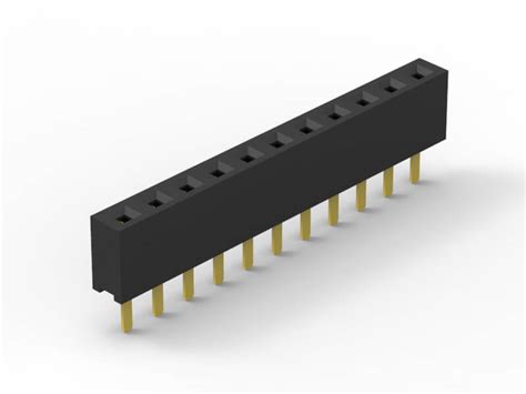 Mm Pitch Female Header Connectors Smolex