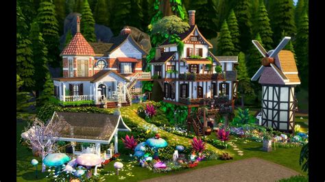 Living in the microcomioxin NOCC 模拟人生4速建隐居在微光森林里 NOCC The Sims 4