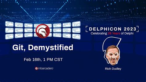 Git Demystified Rich Dudley Delphicon 2023 YouTube