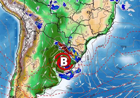 Ciclone Frente Alerta De Temporais No Sul