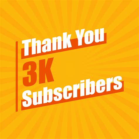 Thanks K Subscribers Subscribers Celebration Modern Colorful