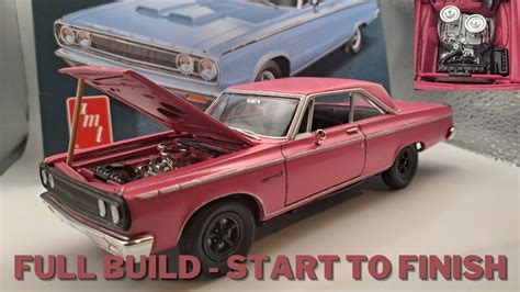 Building The 1965 Dodge Coronet 500 1 25 Scale Model Kit From AMT