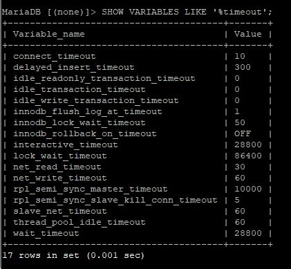 MySQL MariaDB Lock wait timeout exceeded 에러
