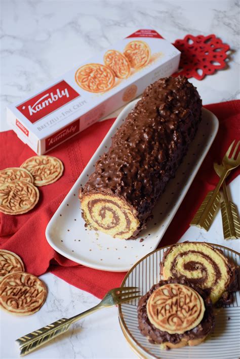 Bûche roulée glaçage rocher Anne Sophie Vidal Fashion Cooking