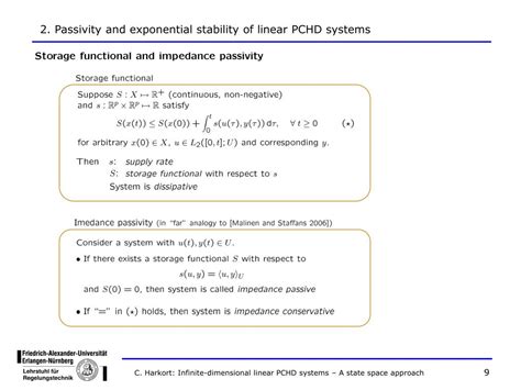 ppt infinite dimensional linear port hamiltonian systems a state space approach powerpoint