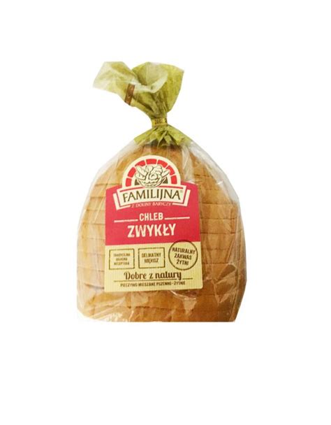 CHLEB ZWYKŁY KROJONY 300G FAMILIJNA Delikatesy Honorata
