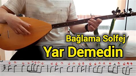 Yar Demedin Solfej Saz Notalari Bağlama Solfej Dersi YouTube