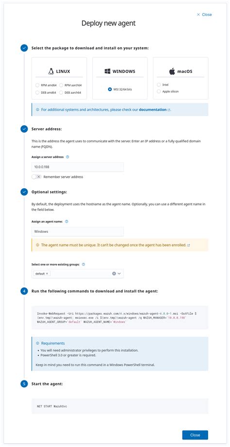 Wazuh Agent Installation Guide Wazuh Documentation