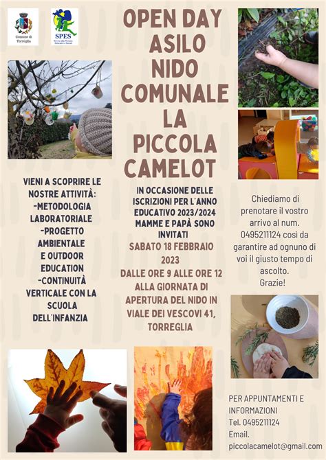 Open Day Asilo Nido 18 Febbraio 2023 Comune Di Torreglia