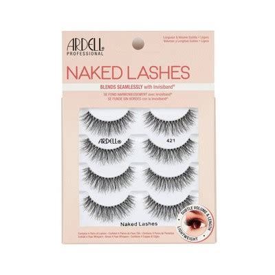 Ardell Naked 421 False Eyelashes Black 4pr Target