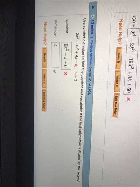 Solved Find A Polynomial Fx With Leading Coefficient 1 And Chegg