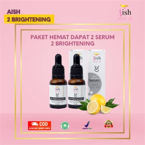 Jual Aish Serum Korea Paket Hemat 2pcs Bebas Varian Aish Brightening