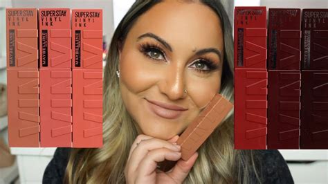 NEW NUDES MAYBELLINE Super Stay Vinyl Ink Nudes Liquid Lipcolor