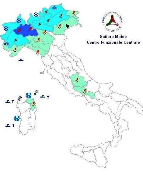 Allerta Meteo Il Bollettino E Le Mappe Della Protezione Civile Forti