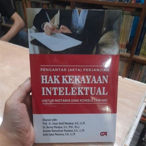 Jual Pengantar Akta Perjanjian Hak Kekayaan Intelektual Untuk Notaris