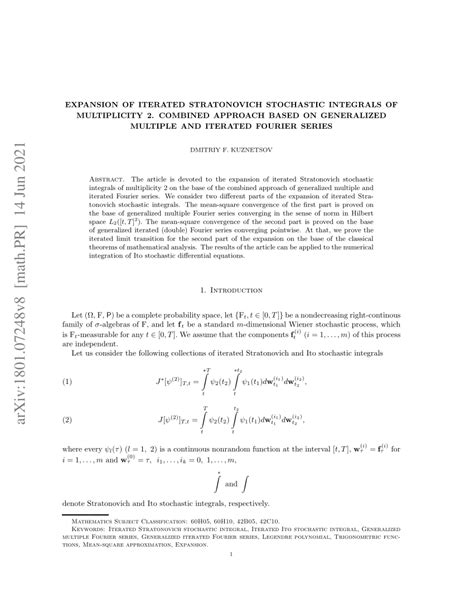pdf expansion of iterated stratonovich stochastic integrals of multiplicity 2 combined