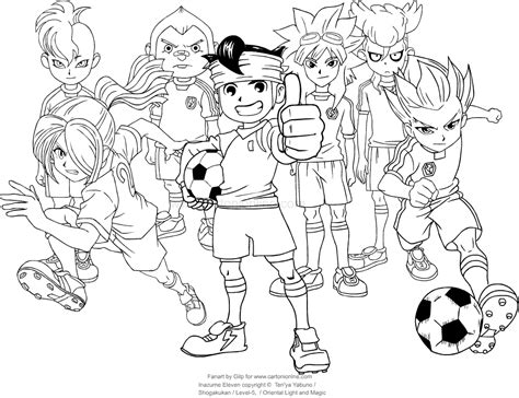 Coloriage De Inazuma Eleven