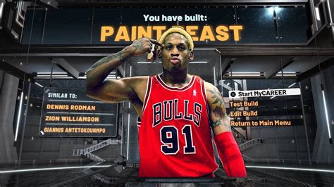 DENNIS RODMAN BUILD NBA 2K20 POWER FORWARD PAINT BEAST YouTube