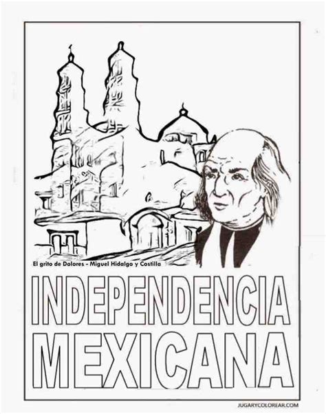 Colorear Día Independencia México Blog de imágenes