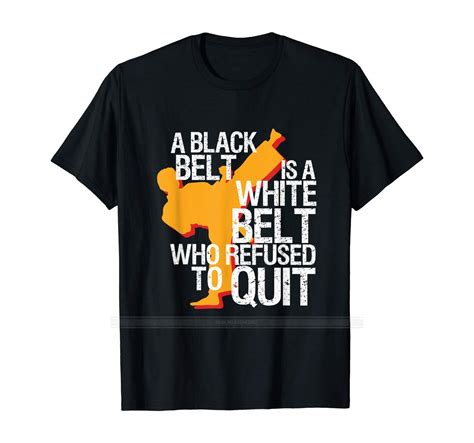 Camiseta de Taekwondo y Karate para hombre Camisa de algodón con