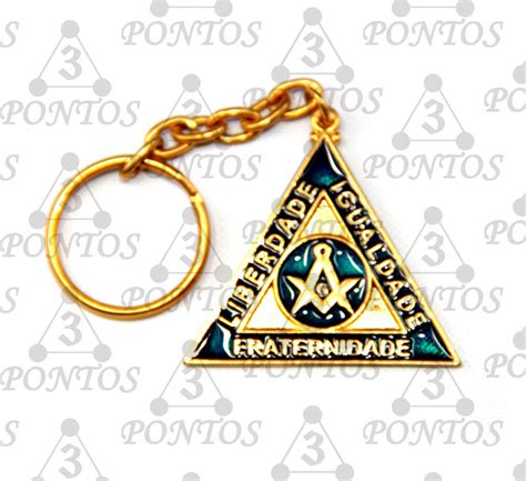 Esquadro E Compasso Triangular Dourado Azul Alfaias LOJA 3 PONTOS