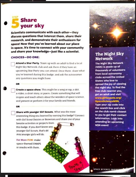Space Science Junior Badge At Melissadfpowell Blog