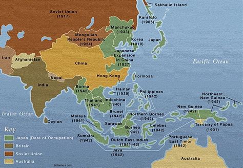 Map Of Asia During Wwii Grayce Gerhardine