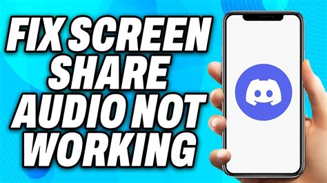 How To Fix Screen Share Audio Not Working Discord Easy Fix