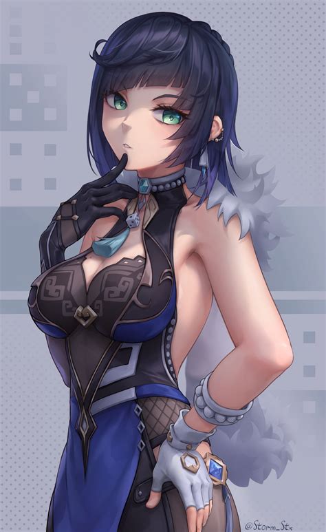 Yelan Genshin Impact Page Of Zerochan Anime Image Board
