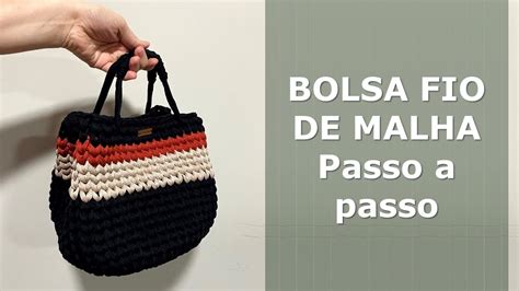 Bolsa Fio de Malha Crochê Passo a passo Iniciantes YouTube