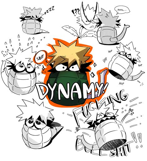 Bakugou Katsuki And Dynamy Boku No Hero Academia Drawn By Yshean3