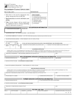 Fillable Online DRE Form DRE Form Fax Email Print PdfFiller