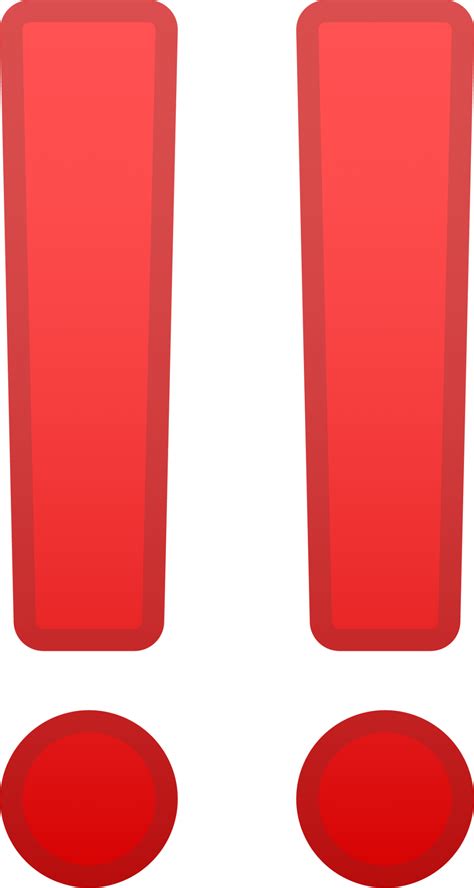 Exclamation Point Transparent Png For Design Projects