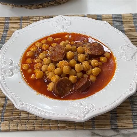 Garbanzos con chorizo Receta fácil y rápida Anna Recetas Fáciles