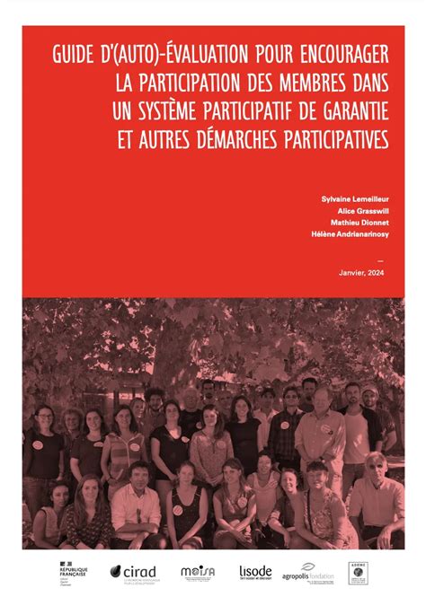 Guide d auto évaluation pour encourager la participation des membres
