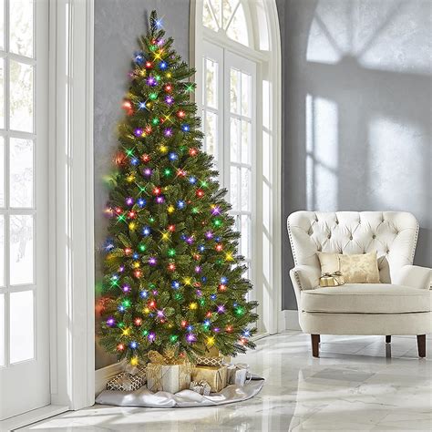 The Against The Wall Christmas Tree Hammacher Schlemmer