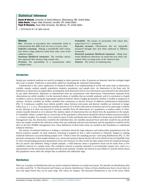 pdf statistical inference