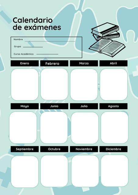 Calendario De Ex Menes Udocz Calendario De Examenes Agenda Escolar