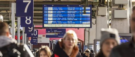 Streik in Stuttgart am 27 03 23 Am Montag fallen Züge S Bahnen und