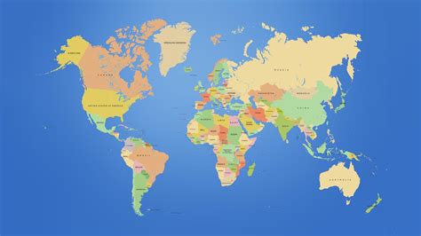 World Map Wallpapers HD 1920x1080 Wallpaper Cave