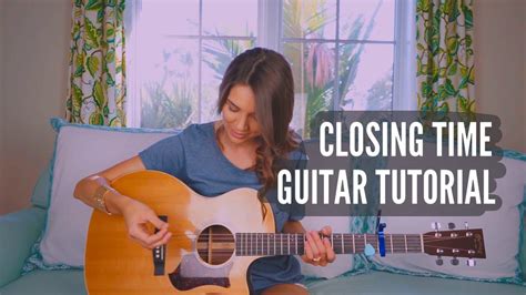 Closing Time Semisonic Easy Acoustic Guitar Tutorial YouTube