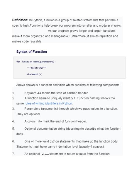 function in python pdf parameter computer programming subroutine